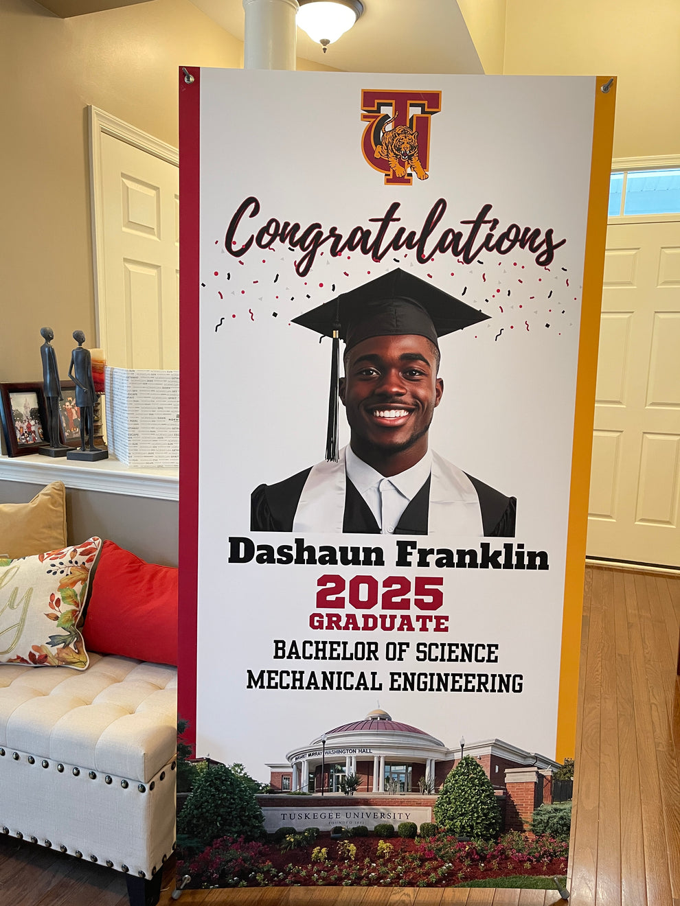 Photo Graduation Banner with Optional Stand - Tuskegee University ...